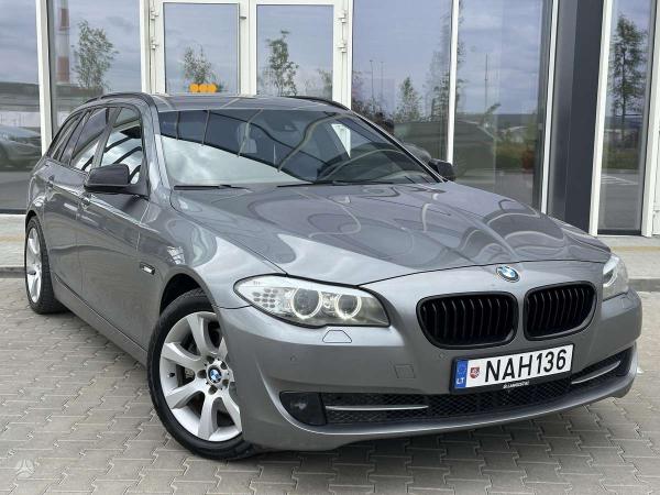 Grey BMW 525 2012 in Vilnius, with an engine capacity of 2.99 L and mileage of 437 thousand km for 5500 €, photo 1 on AUTOMOTO.COM.LV