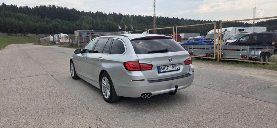 Grey BMW 525 2012 in Vilnius, with an engine capacity of 2.00 L and mileage of 330 thousand km for 6950 €, photo 4 on AUTOMOTO.COM.LV
