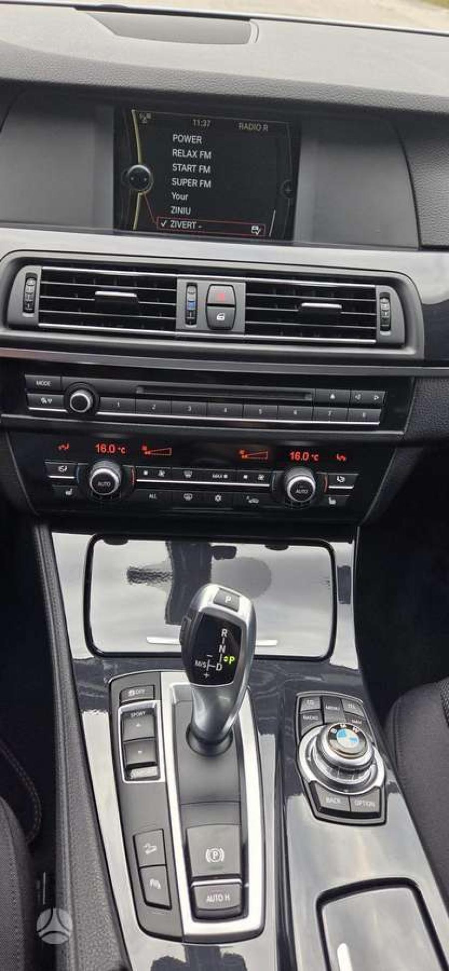 Grey BMW 525 2012 in Vilnius, with an engine capacity of 2.00 L and mileage of 330 thousand km for 6950 €, photo 15 on AUTOMOTO.COM.LV