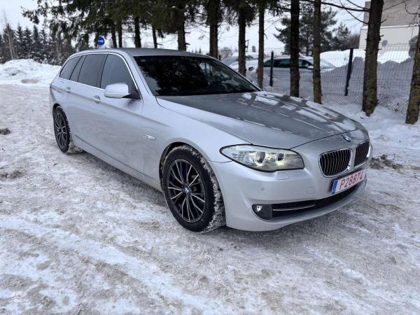 Grey BMW 525 2013 in Gargzdai, with an engine capacity of 2.00 L and mileage of 269 thousand km for 7999 €, photo 1 on AUTOMOTO.COM.LV