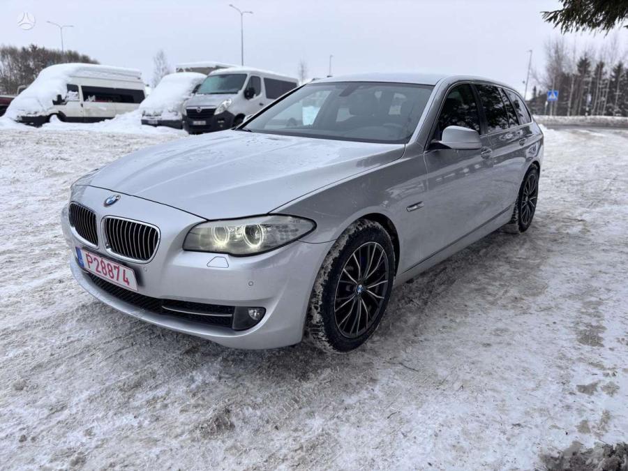 Grey BMW 525 2013 in Gargzdai, with an engine capacity of 2.00 L and mileage of 269 thousand km for 7999 €, photo 8 on AUTOMOTO.COM.LV
