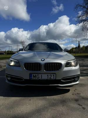 Grey BMW 525 2013 in Sirvintos, with an engine capacity of 2.00 L and mileage of 373 thousand km for 7350 €, photo 3 on AUTOMOTO.COM.LV