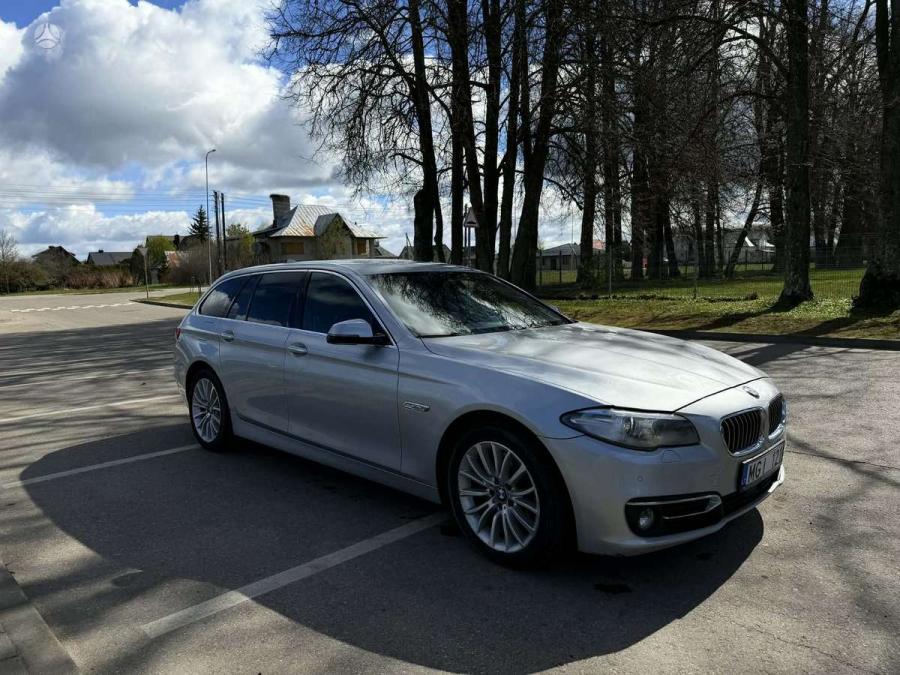 Grey BMW 525 2013 in Sirvintos, with an engine capacity of 2.00 L and mileage of 373 thousand km for 7350 €, photo 5 on AUTOMOTO.COM.LV