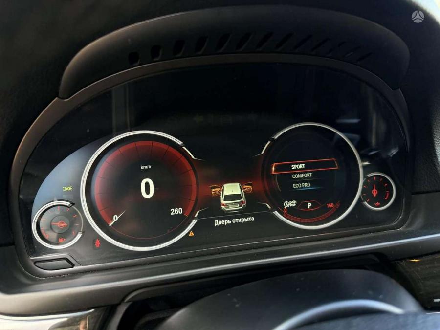 Grey BMW 525 2013 in Sirvintos, with an engine capacity of 2.00 L and mileage of 373 thousand km for 7350 €, photo 15 on AUTOMOTO.COM.LV