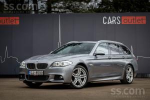 Grey BMW 525 2013 in Riga, with an engine capacity of 2.00 L and mileage of 259 thousand km for 9490 €, photo 1 on AUTOMOTO.COM.LV