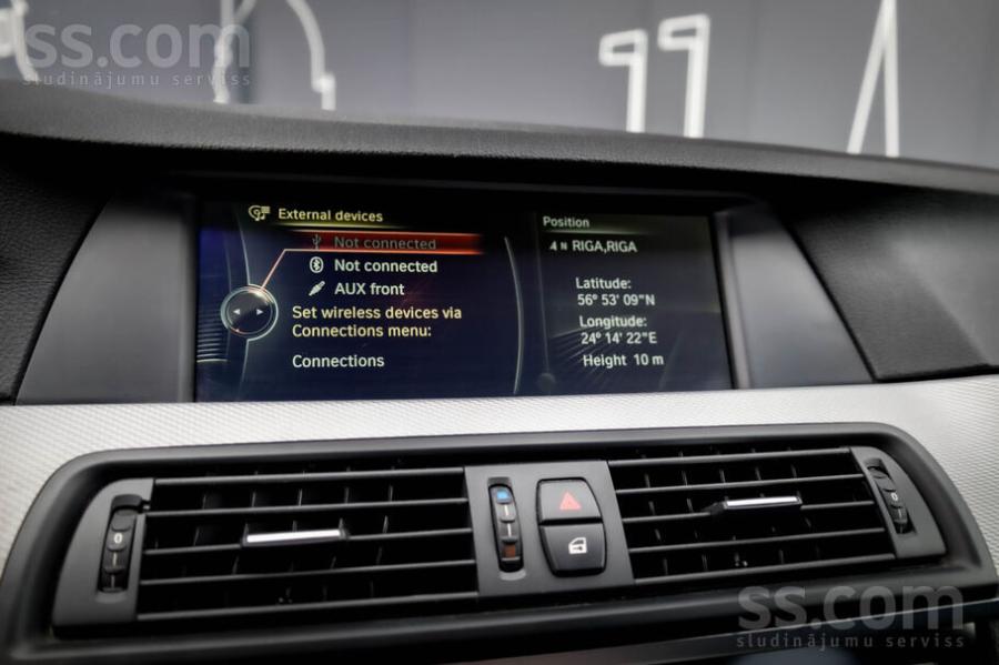 Pelēks BMW 525 2013 Rīga, ar dzinēja tilpumu 2.00 L un nobraukumu 259 tūkst. km par 9490 €, foto 23 vietnē AUTOMOTO.COM.LV