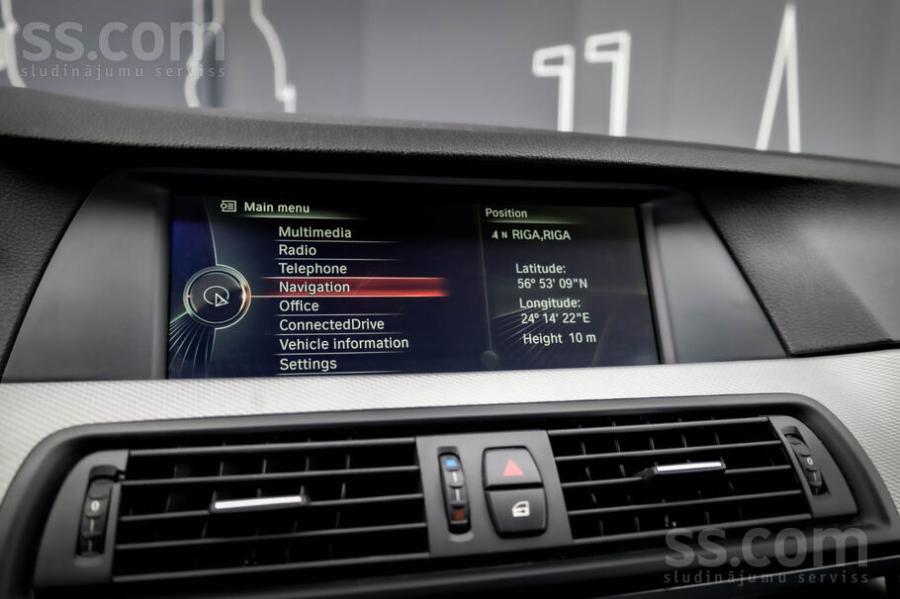 Pelēks BMW 525 2013 Rīga, ar dzinēja tilpumu 2.00 L un nobraukumu 259 tūkst. km par 9490 €, foto 26 vietnē AUTOMOTO.COM.LV