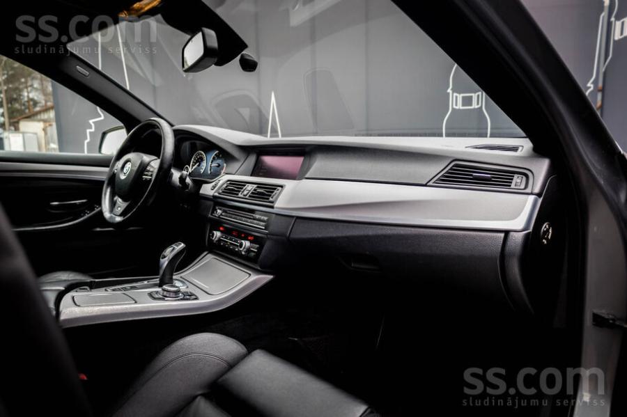 Pelēks BMW 525 2013 Rīga, ar dzinēja tilpumu 2.00 L un nobraukumu 259 tūkst. km par 9490 €, foto 11 vietnē AUTOMOTO.COM.LV