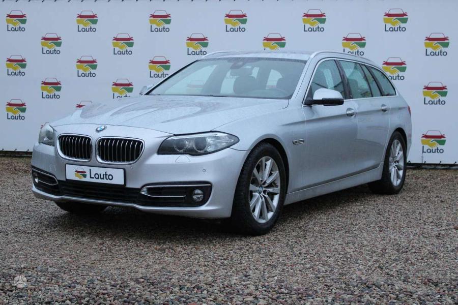 Pelēks BMW 525 2014 Viļņa, ar dzinēja tilpumu 2.00 L un nobraukumu 316 tūkst. km par 9990 €, foto 1 vietnē AUTOMOTO.COM.LV