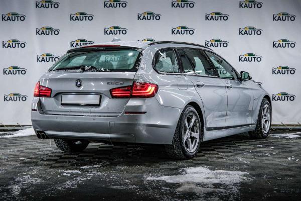 Grey BMW 525 2014 in Kaunas, with an engine capacity of 2.00 L and mileage of 282 thousand km for 9790 €, photo 3 on AUTOMOTO.COM.LV