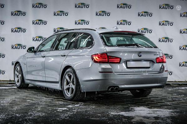 Grey BMW 525 2014 in Kaunas, with an engine capacity of 2.00 L and mileage of 282 thousand km for 9790 €, photo 4 on AUTOMOTO.COM.LV