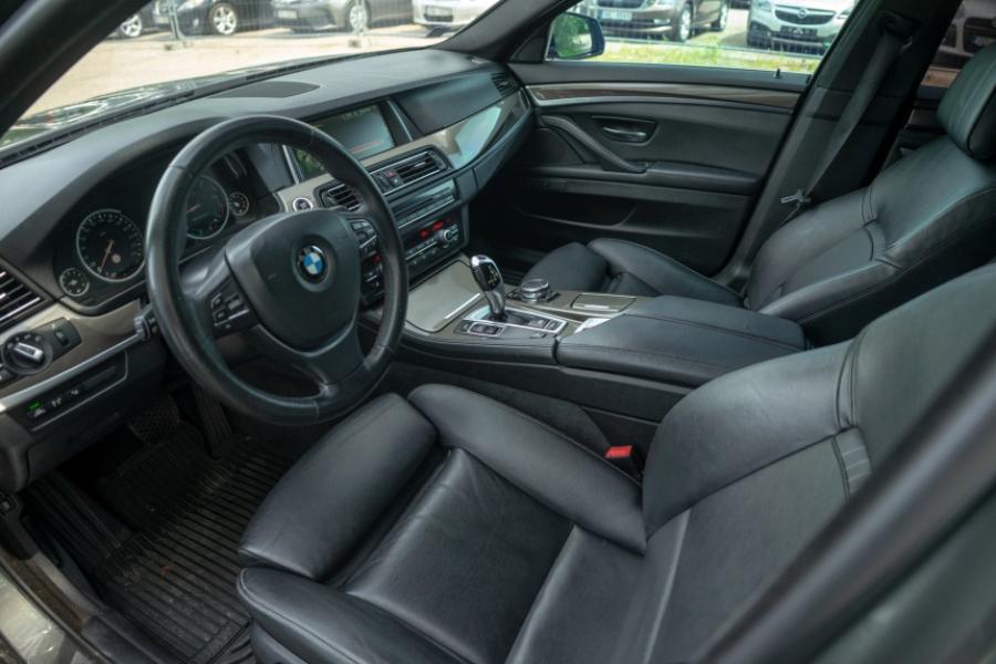Pelēks BMW 525 2014 Rīga, ar dzinēja tilpumu 2.00 L un nobraukumu 346 tūkst. km par 10800 €, foto 10 vietnē AUTOMOTO.COM.LV