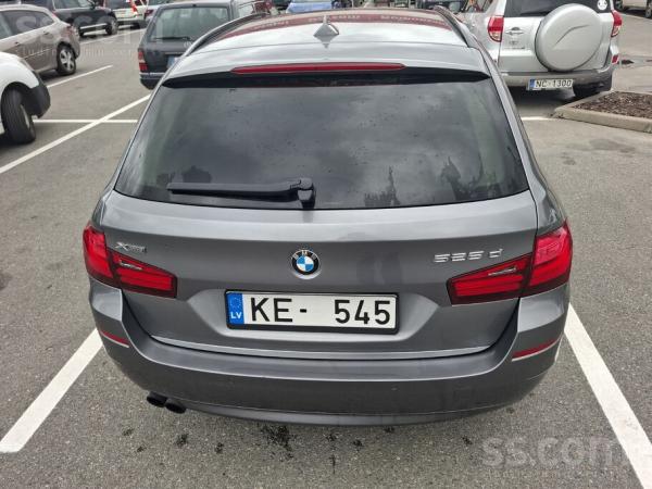Grey BMW 525 2014 in Riga, with an engine capacity of 2.50 L and mileage of 237 thousand km for 13299 €, photo 2 on AUTOMOTO.COM.LV