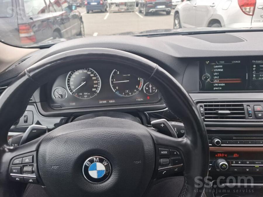 Pelēks BMW 525 2014 Rīga, ar dzinēja tilpumu 2.50 L un nobraukumu 237 tūkst. km par 13299 €, foto 12 vietnē AUTOMOTO.COM.LV
