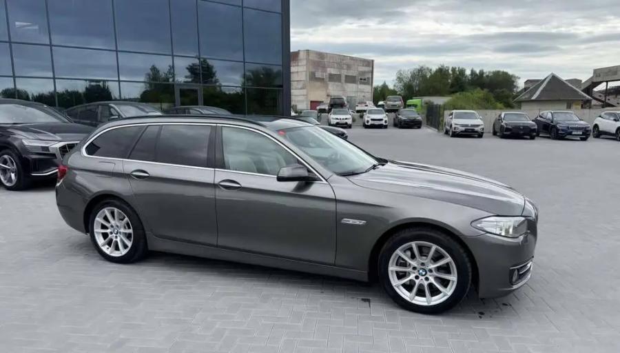 Grey BMW 525 2014 in Telschi, with an engine capacity of 2.00 L and mileage of 256 thousand km for 8690 €, photo 3 on AUTOMOTO.COM.LV