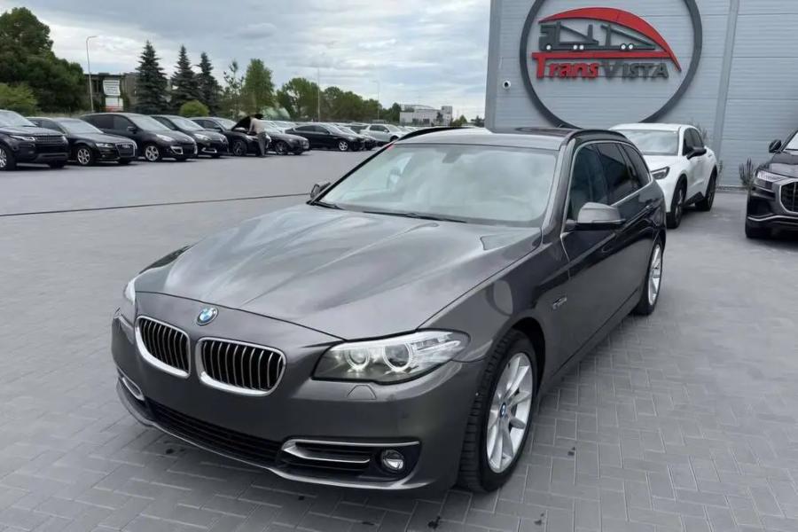 Grey BMW 525 2014 in Telschi, with an engine capacity of 2.00 L and mileage of 256 thousand km for 8690 €, photo 6 on AUTOMOTO.COM.LV