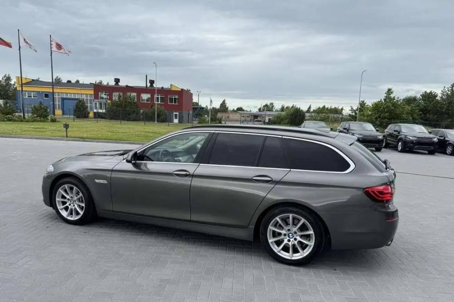 Grey BMW 525 2014 in Telschi, with an engine capacity of 2.00 L and mileage of 256 thousand km for 8690 €, photo 7 on AUTOMOTO.COM.LV