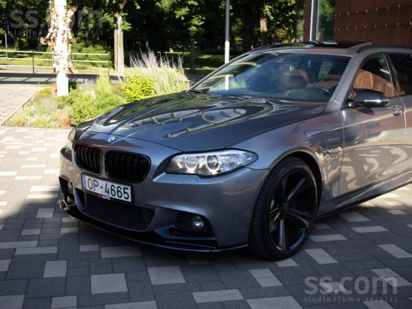 Grey BMW 525 2014 in Liepaja, with an engine capacity of 2.00 L and mileage of 255 thousand km for 13000 €, photo 7 on AUTOMOTO.COM.LV