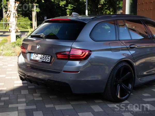 Grey BMW 525 2014 in Liepaja, with an engine capacity of 2.00 L and mileage of 255 thousand km for 13000 €, photo 8 on AUTOMOTO.COM.LV