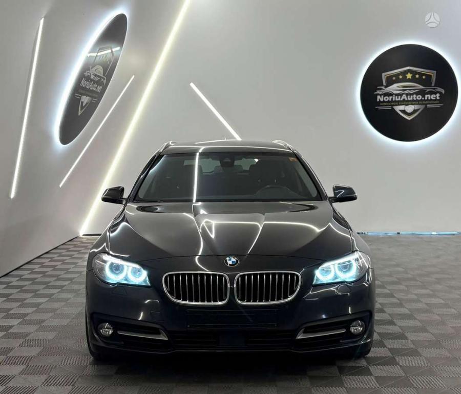 Grey BMW 525 2014 in Marijampole, with an engine capacity of 2.00 L and mileage of 301 thousand km for 8850 €, photo 6 on AUTOMOTO.COM.LV