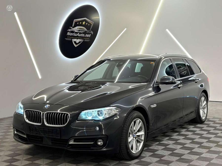 Grey BMW 525 2014 in Marijampole, with an engine capacity of 2.00 L and mileage of 301 thousand km for 8850 €, photo 7 on AUTOMOTO.COM.LV