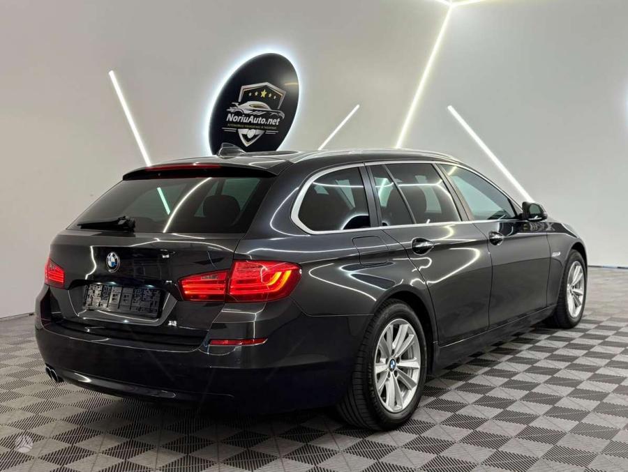 Grey BMW 525 2014 in Marijampole, with an engine capacity of 2.00 L and mileage of 301 thousand km for 8850 €, photo 28 on AUTOMOTO.COM.LV