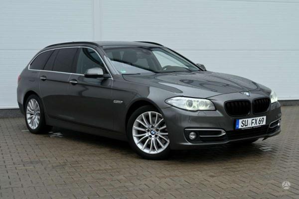 Grey BMW 525 2014 in Kretinga, with an engine capacity of 2.00 L and mileage of 308 thousand km for 11499 €, photo 1 on AUTOMOTO.COM.LV