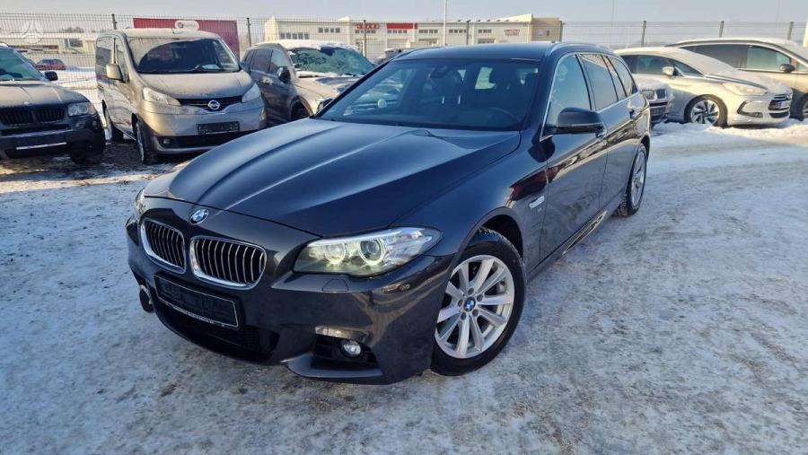 Grey BMW 525 2015 in Marijampole, with an engine capacity of 2.00 L and mileage of 225 thousand km for 12490 €, photo 1 on AUTOMOTO.COM.LV