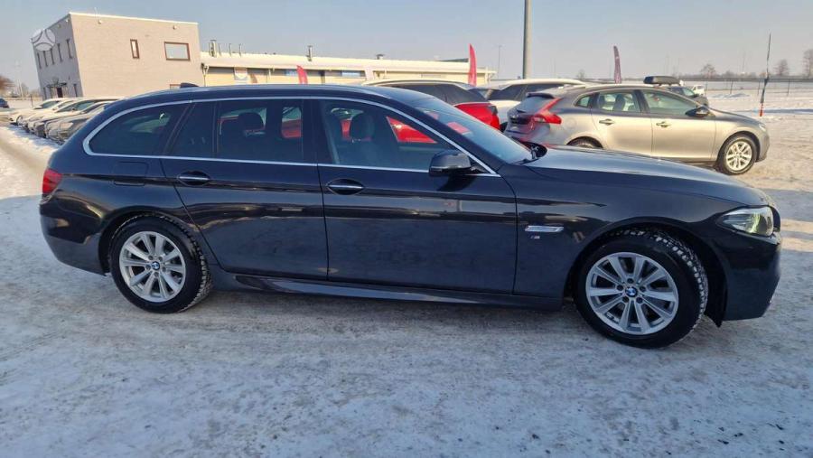 Grey BMW 525 2015 in Marijampole, with an engine capacity of 2.00 L and mileage of 225 thousand km for 12490 €, photo 10 on AUTOMOTO.COM.LV