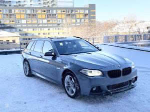 Grey BMW 525 2015 in Vilnius, with an engine capacity of 2.00 L and mileage of 240 thousand km for 11600 €, photo  on AUTOMOTO.COM.LV