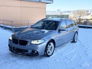 Grey BMW 525 2015 in Vilnius, with an engine capacity of 2.00 L and mileage of 229 thousand km for 10995 €, photo 3 on AUTOMOTO.COM.LV