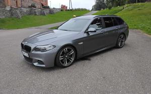 Grey BMW 525 2015 in Vilnius, with an engine capacity of 2.00 L and mileage of 250 thousand km for 11500 €, photo 6 on AUTOMOTO.COM.LV