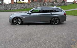 Grey BMW 525 2015 in Vilnius, with an engine capacity of 2.00 L and mileage of 250 thousand km for 11500 €, photo 10 on AUTOMOTO.COM.LV