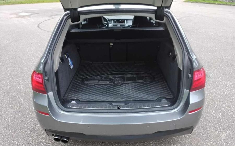 Grey BMW 525 2015 in Vilnius, with an engine capacity of 2.00 L and mileage of 250 thousand km for 11500 €, photo 20 on AUTOMOTO.COM.LV