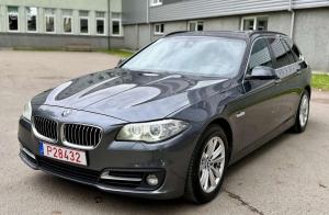 Pelēks BMW 525 2015 Viļņa, ar dzinēja tilpumu 2.00 L un nobraukumu 313 tūkst. km par 8950 €, foto  vietnē AUTOMOTO.COM.LV