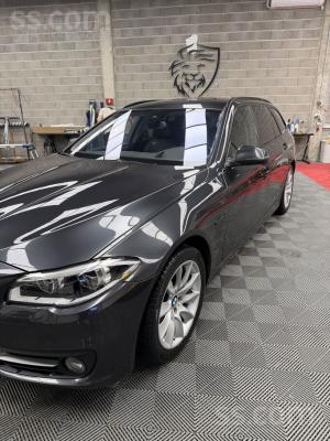 Grey BMW 525 2017 in Riga, with an engine capacity of 2.00 L and mileage of 203 thousand km for 12900 €, photo 4 on AUTOMOTO.COM.LV