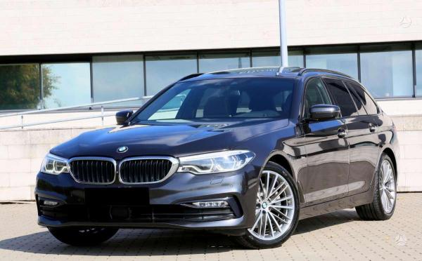 Grey BMW 525 2018 in Kaunas, with an engine capacity of 2.00 L and mileage of 212 thousand km for 20900 €, photo 4 on AUTOMOTO.COM.LV