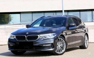 Grey BMW 525 2018 in Kaunas, with an engine capacity of 2.00 L and mileage of 212 thousand km for 20900 €, photo 4 on AUTOMOTO.COM.LV