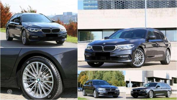 Grey BMW 525 2018 in Kaunas, with an engine capacity of 2.00 L and mileage of 212 thousand km for 20900 €, photo 9 on AUTOMOTO.COM.LV