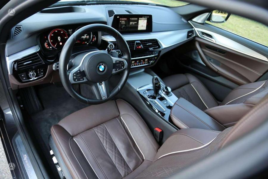 Grey BMW 525 2018 in Kaunas, with an engine capacity of 2.00 L and mileage of 212 thousand km for 20900 €, photo 22 on AUTOMOTO.COM.LV