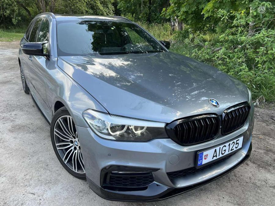 Grey BMW 525 2018 in Vilnius, with an engine capacity of 2.00 L and mileage of 200 thousand km for 16800 €, photo 3 on AUTOMOTO.COM.LV