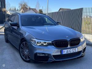 Grey BMW 525 2018 in Vilnius, with an engine capacity of 2.00 L and mileage of 210 thousand km for 16600 €, photo 7 on AUTOMOTO.COM.LV