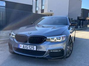 Grey BMW 525 2018 in Vilnius, with an engine capacity of 2.00 L and mileage of 210 thousand km for 16600 €, photo 9 on AUTOMOTO.COM.LV