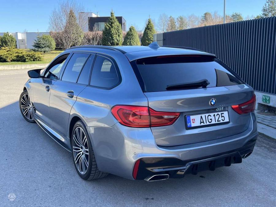 Grey BMW 525 2018 in Vilnius, with an engine capacity of 2.00 L and mileage of 210 thousand km for 16600 €, photo 15 on AUTOMOTO.COM.LV