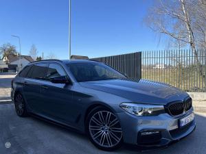 Grey BMW 525 2018 in Vilnius, with an engine capacity of 2.00 L and mileage of 210 thousand km for 16600 €, photo 16 on AUTOMOTO.COM.LV