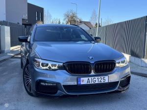 Grey BMW 525 2018 in Vilnius, with an engine capacity of 2.00 L and mileage of 210 thousand km for 16600 €, photo 17 on AUTOMOTO.COM.LV