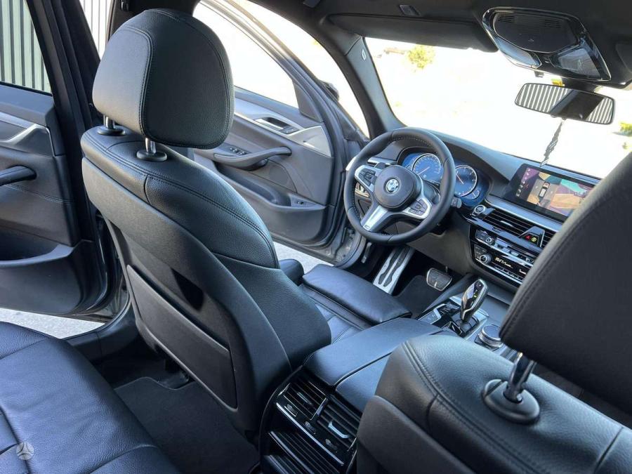 Grey BMW 525 2018 in Vilnius, with an engine capacity of 2.00 L and mileage of 210 thousand km for 16600 €, photo 29 on AUTOMOTO.COM.LV