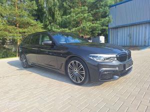 Grey BMW 525 2018 in Kaunas, with an engine capacity of 2.00 L and mileage of 176 thousand km for 18999 €, photo  on AUTOMOTO.COM.LV