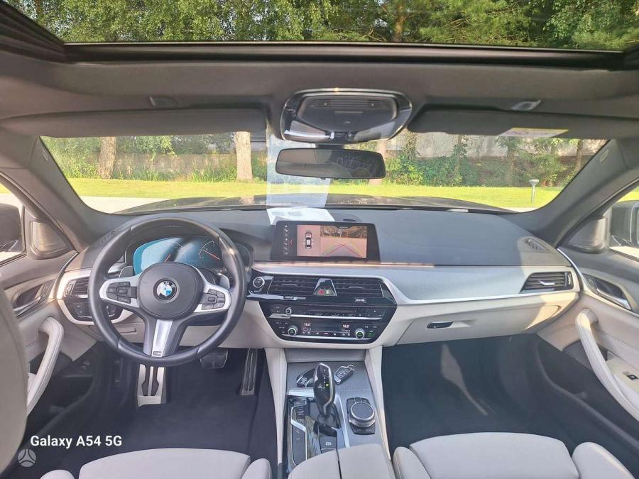 Grey BMW 525 2018 in Kaunas, with an engine capacity of 2.00 L and mileage of 176 thousand km for 18999 €, photo 15 on AUTOMOTO.COM.LV