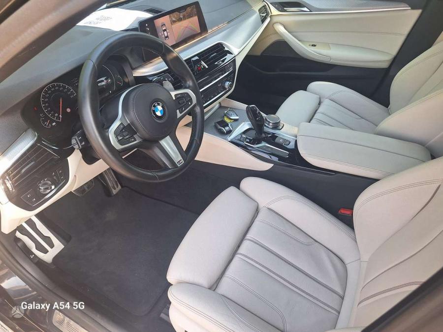 Grey BMW 525 2018 in Kaunas, with an engine capacity of 2.00 L and mileage of 176 thousand km for 18999 €, photo 22 on AUTOMOTO.COM.LV